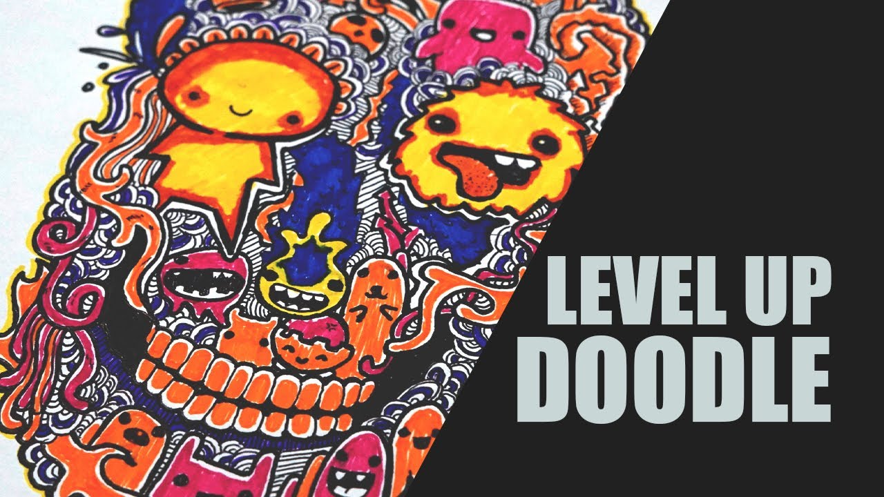LEVEL UP YOUR DOODLE | Doodle Art #2 - YouTube