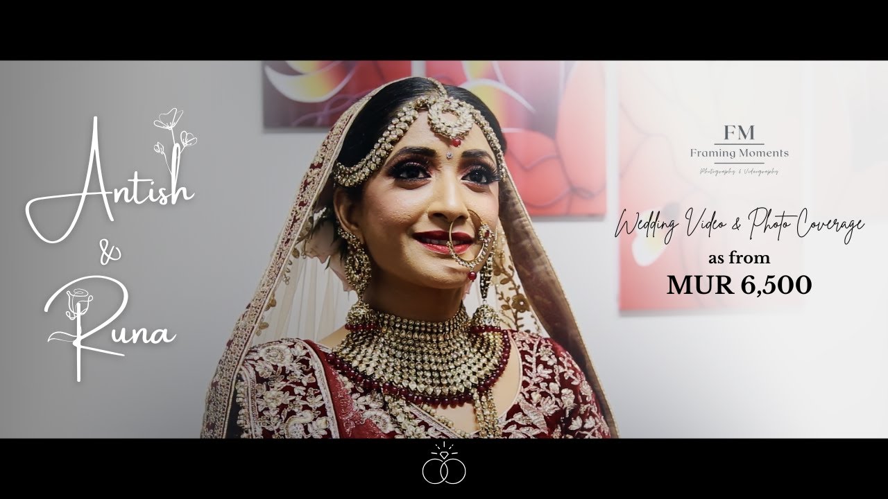 Antish & Runa - Hindu Wedding in Mauritius | Bridal Accessories - YouTube