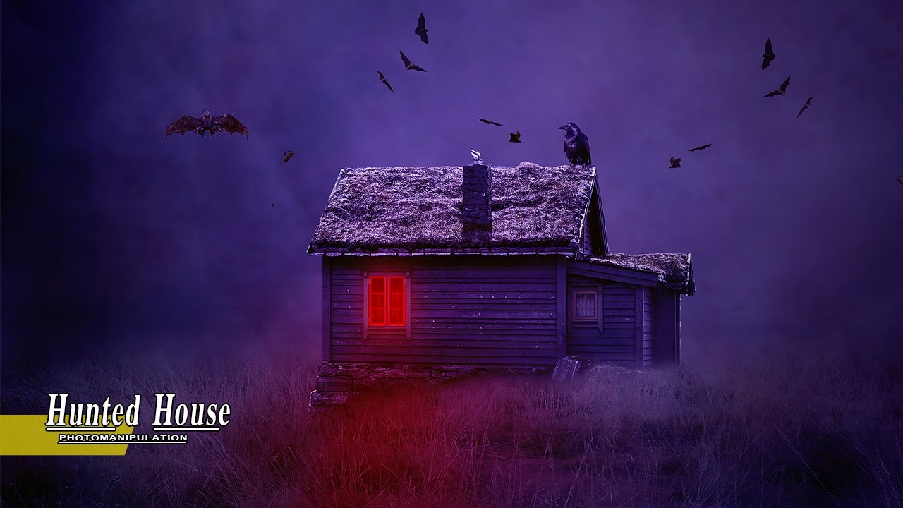 Photoshop Photo Manipulation Tutorial - Hunted House - Photo ...