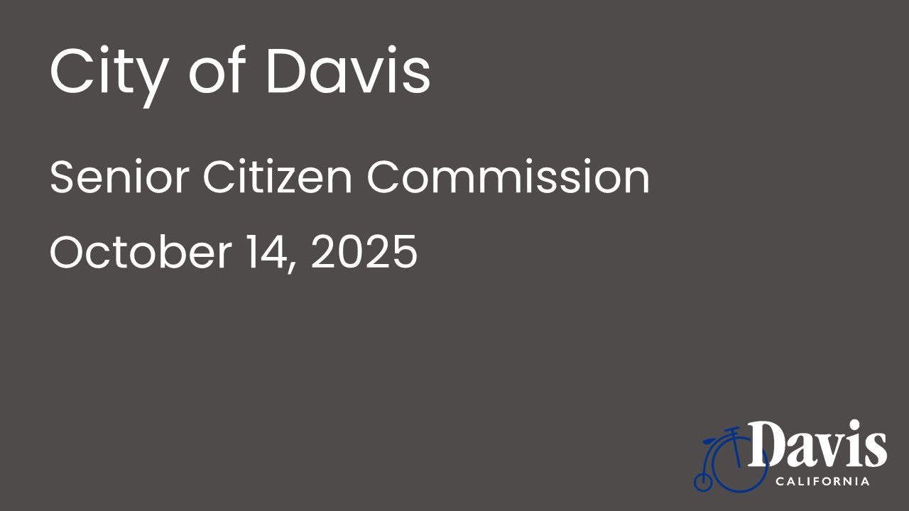 Senior Citizen Commission - October 14, 2025 - YouTube