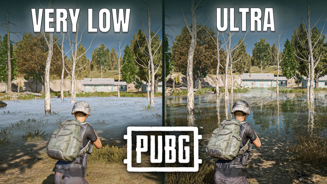 PUBG | PC Very Low vs Ultra | Graphics Comparison - YouTube