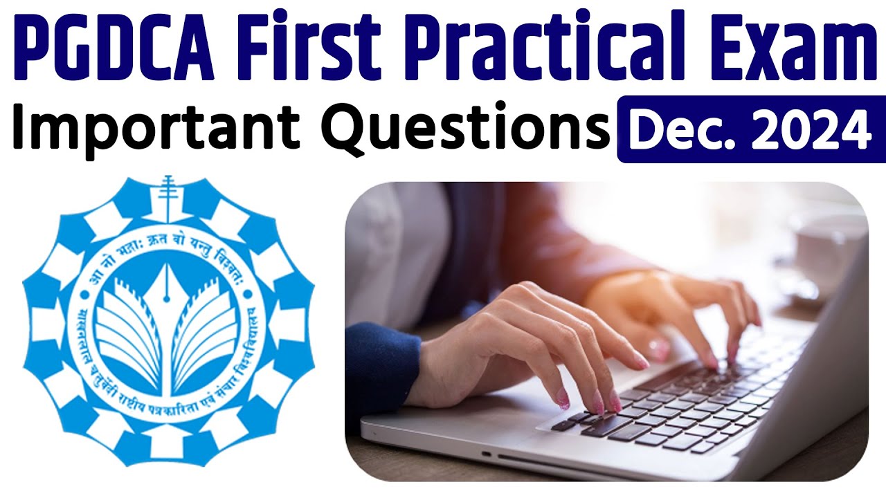 2024 PGDCA1 Practical Exam Imp Questions | PC Packages, MS Access ...