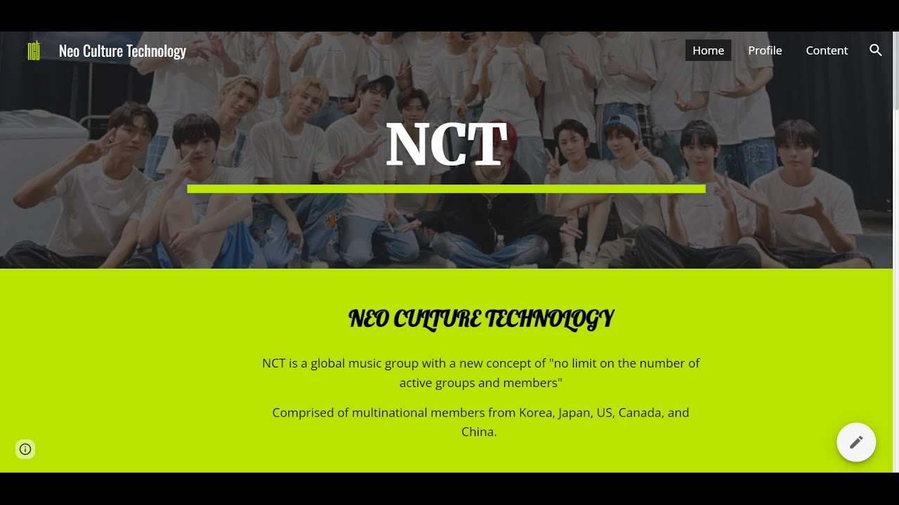 Website Review NCT - YouTube