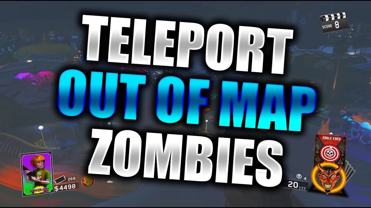 Zombies in Spaceland Solo TELEPORT OUT OF MAP / TOP OF MAP (Unlimited ...