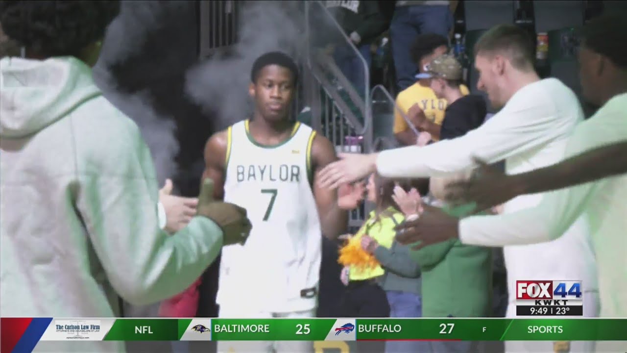 No. 25 Baylor men's basketball drops rivalry game to TCU - YouTube
