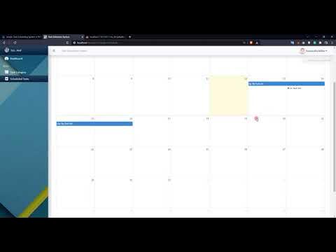 Simple Task Scheduling System in PHP DEMO - YouTube