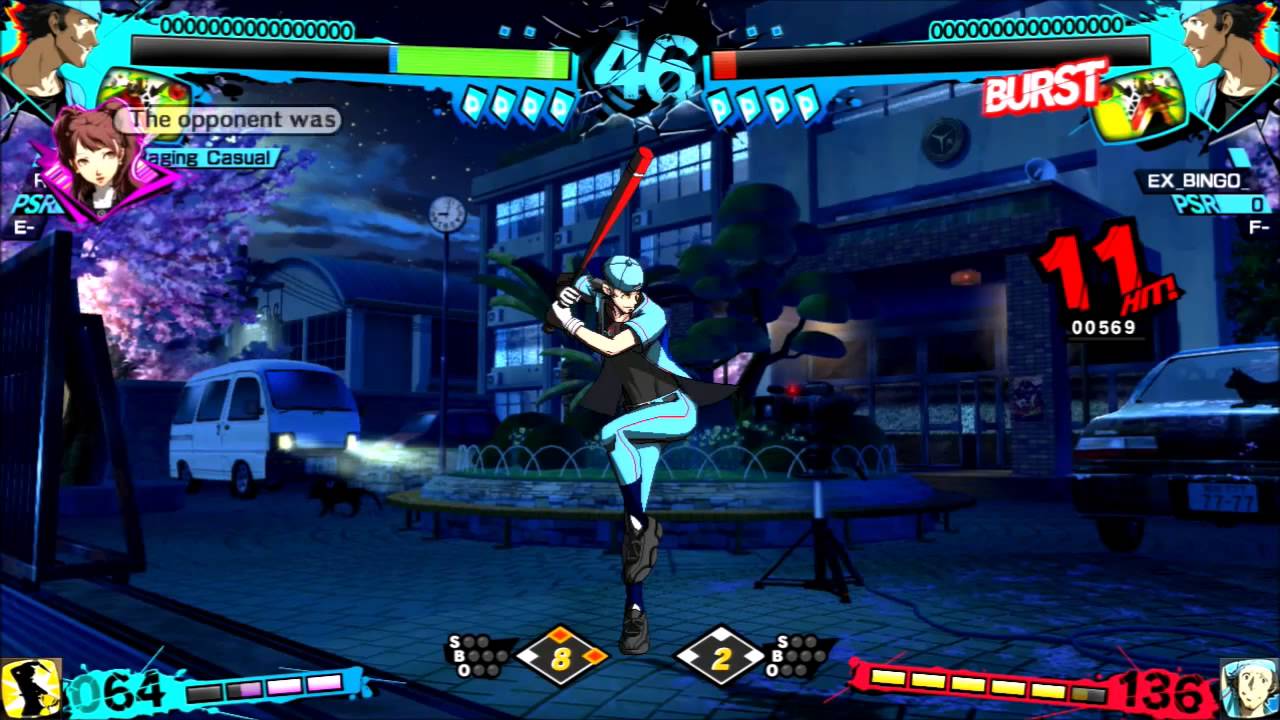 P4AU netplay: Shadow Junpei match - YouTube