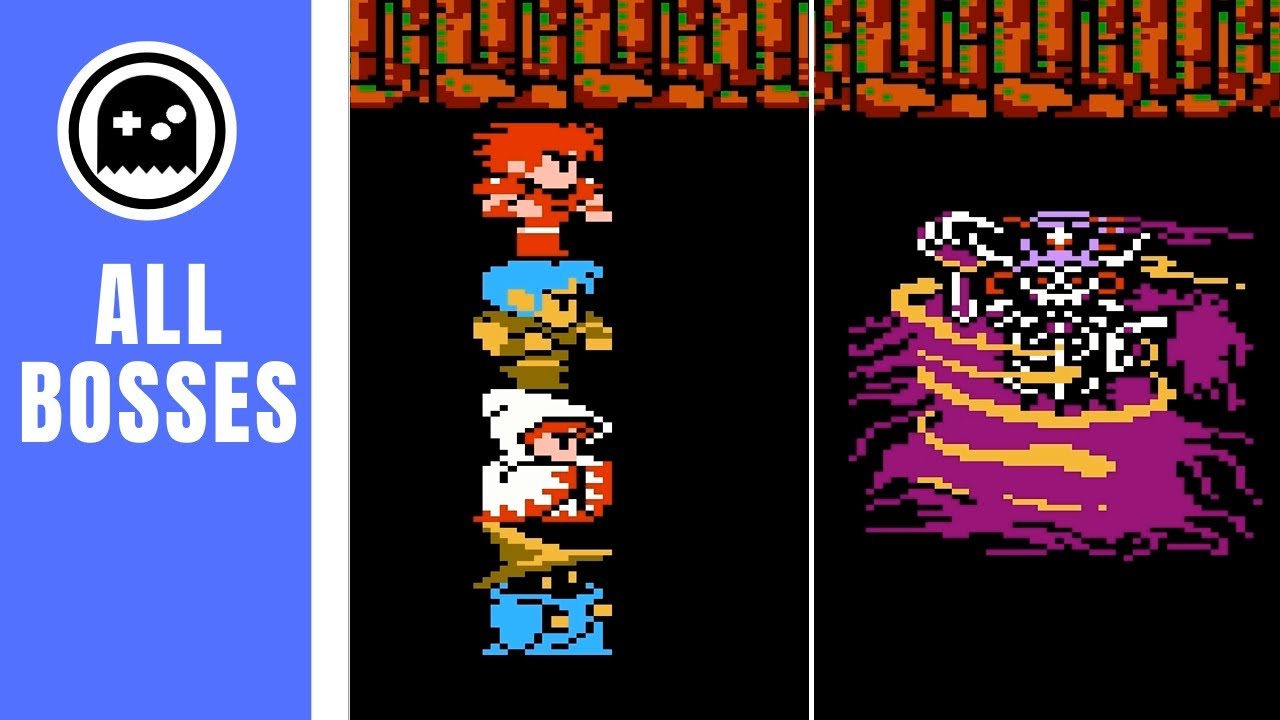 Final Fantasy (NES) - All Bosses - YouTube