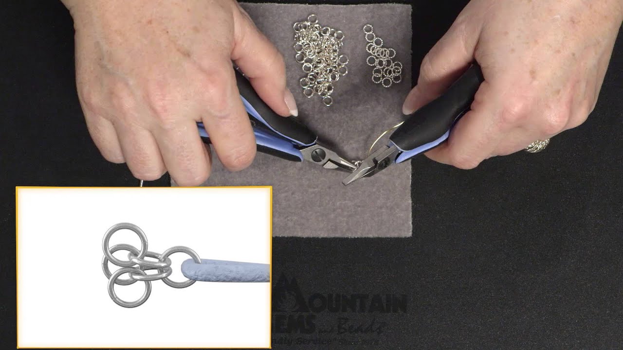 How to Start a Turkish Roundmaille in Chainmaille - YouTube