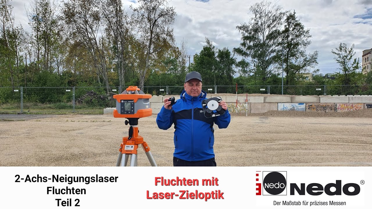 Teil 2 Nedo 2-Achs-Neigungslaser Fluchten - YouTube