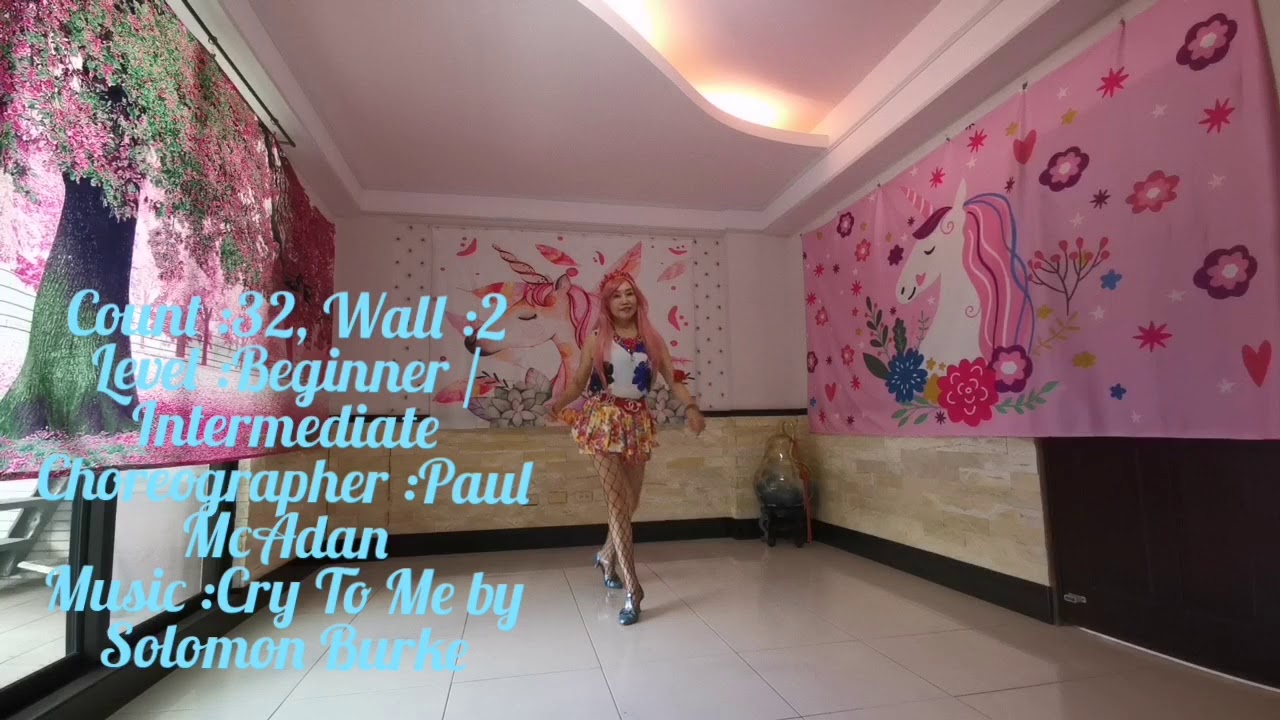 Cry To Me - Line Dance (by Paul McAdam) Beginner /Intermediate - YouTube