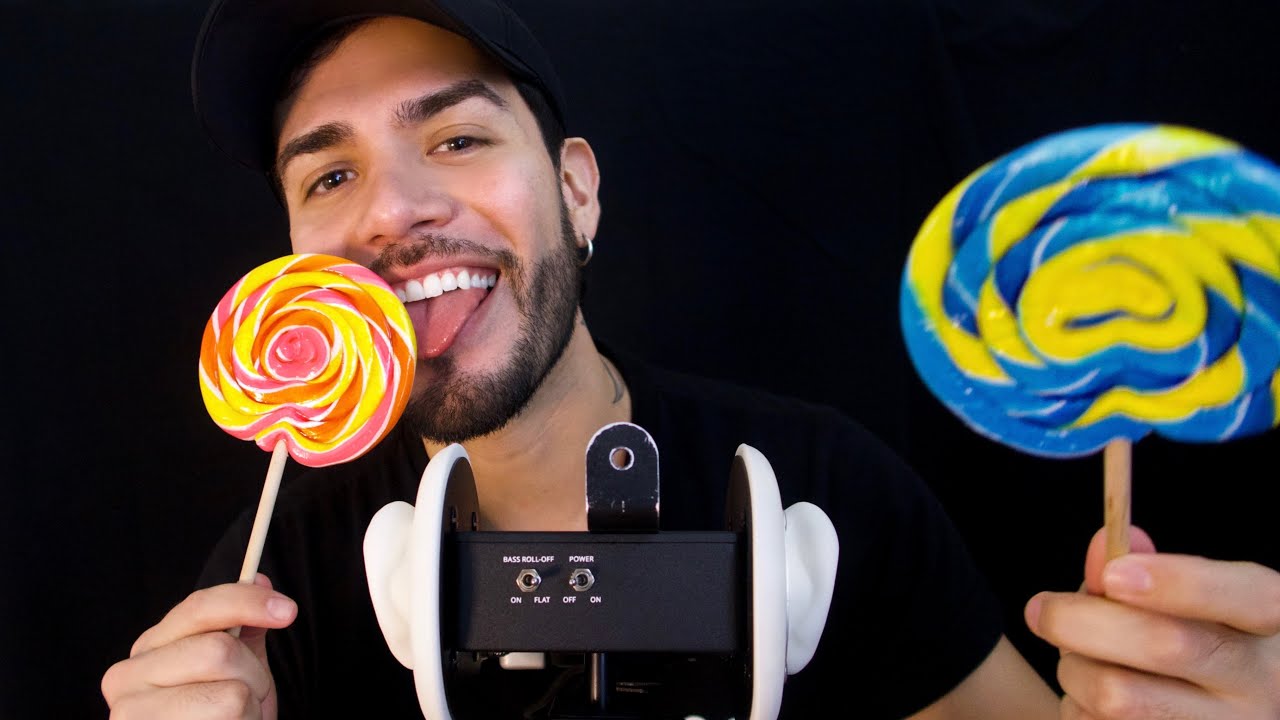 ASMR Eating & Licking Candy Sounds - YouTube