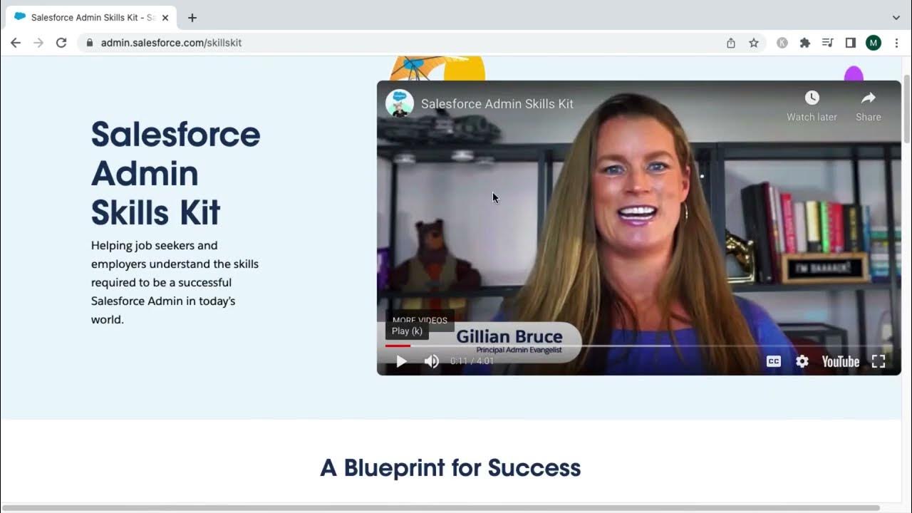 Salesforce Admin Skills Kit - Introduction - YouTube
