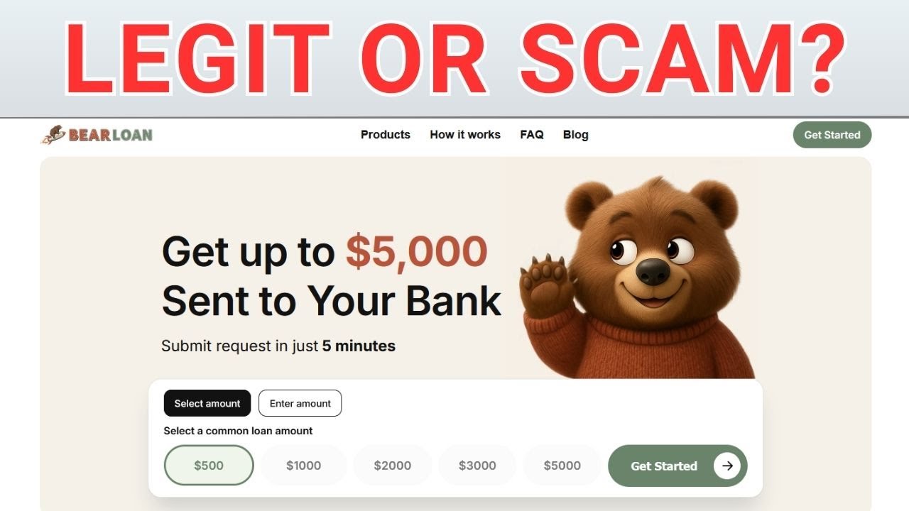 TheBearLoan.com Reviews - Is The Bear Loan Legit or Scam? - YouTube
