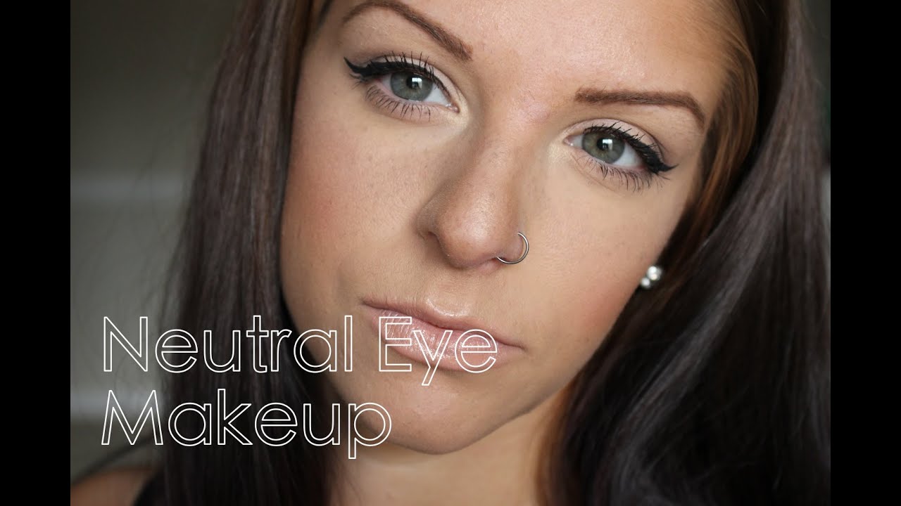 ♡Neutral Everyday Eye Makeup ♡ - YouTube