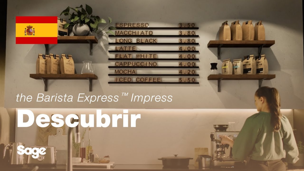 The Barista Express™ Impress | Una nueva cafetera espresso que te sorprenderá | Sage Appliances ...