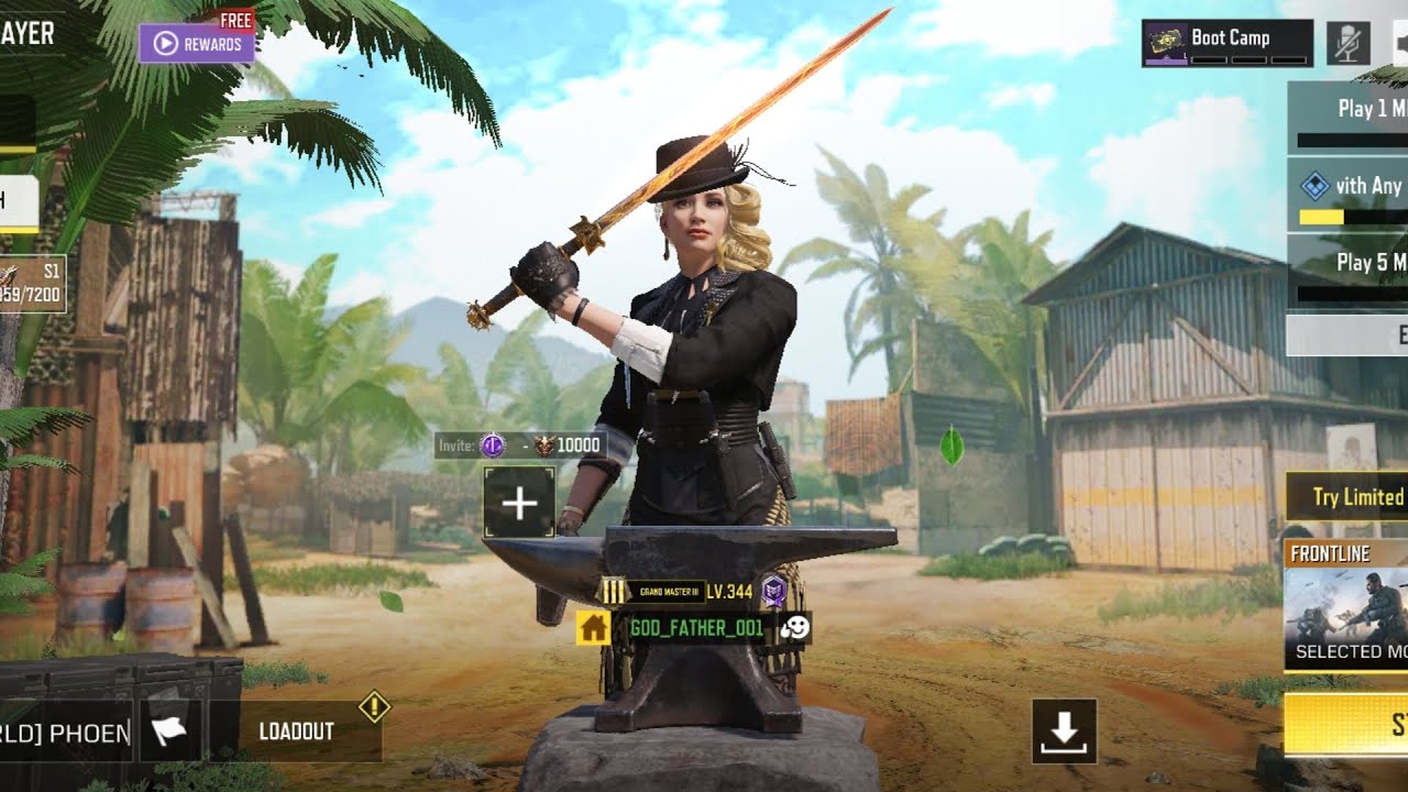 call of duty mobile god_father_001 on duty - YouTube