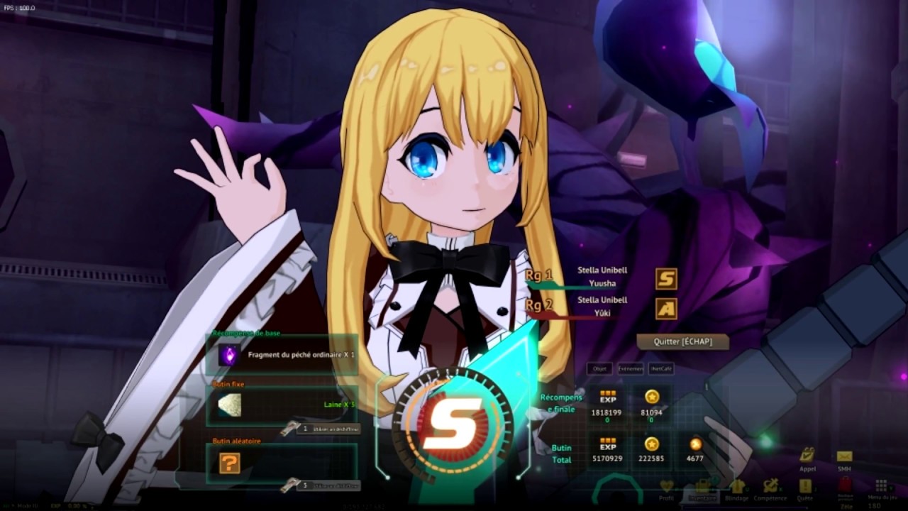 SoulWorker raid Putrescence Stella Unibell - YouTube