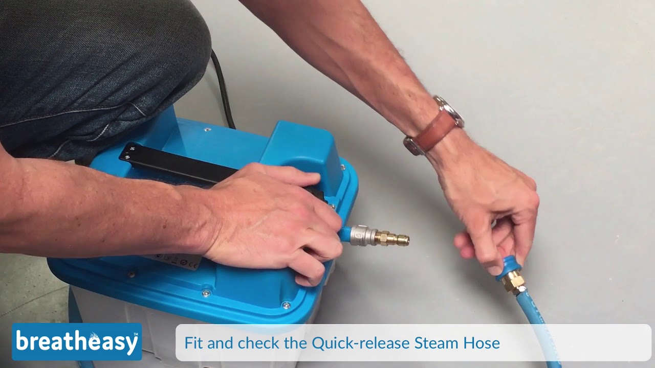Breatheasy Single Hay Steamer Setup Quick Start - YouTube
