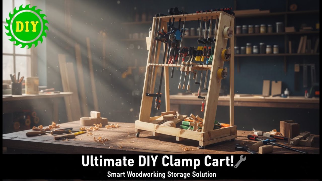 DIY Mobile Clamp Rack - YouTube