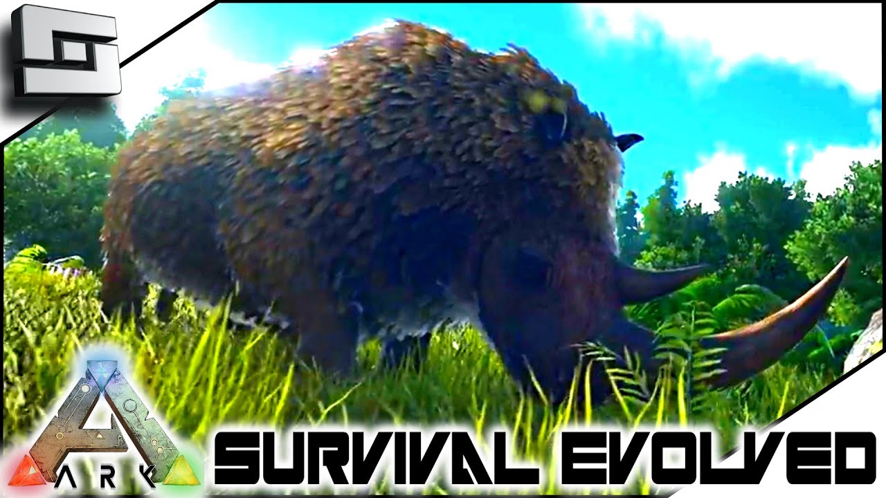 ARK: Survival Devolved! WOOLLY RHINO, Eurypterid, & Dunkleosteus Spotlight! - YouTube