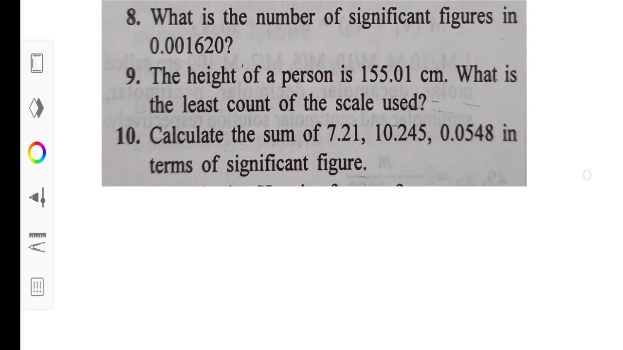 Significant figure part 2 - YouTube