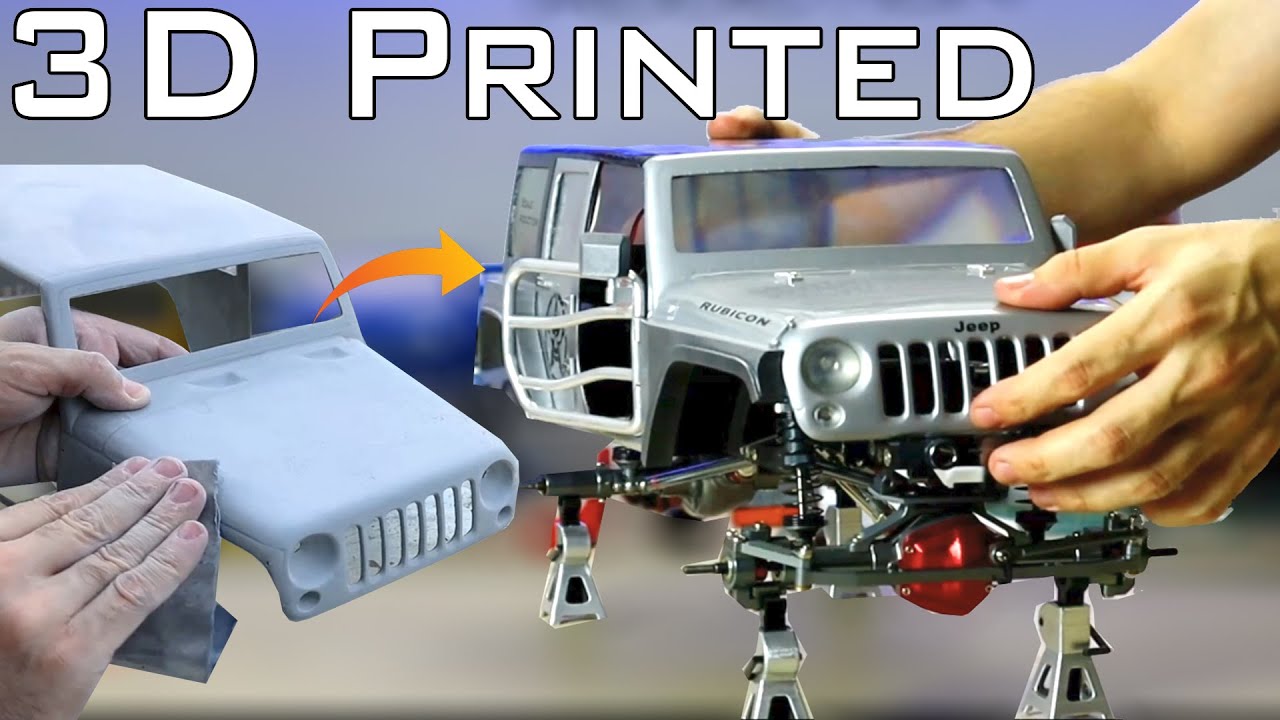 How to 3d print and paint rc car body - YouTube
