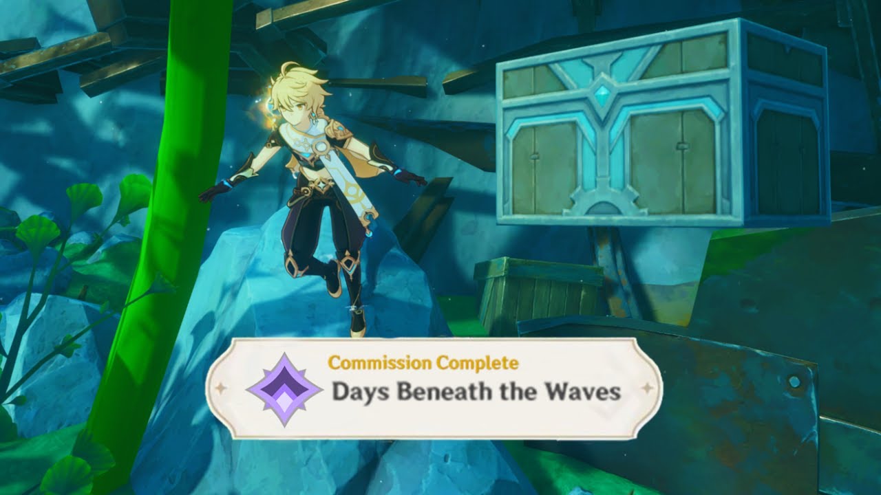 Days Beneath the Waves First Encounter Version Genshin Impact - YouTube