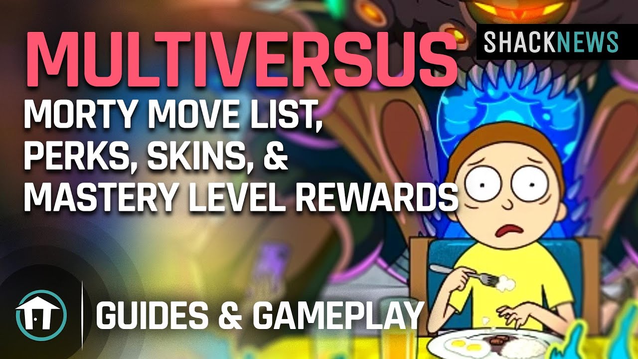 MultiVersus - Morty Move List, Perks, Skins, & Mastery Level Rewards ...