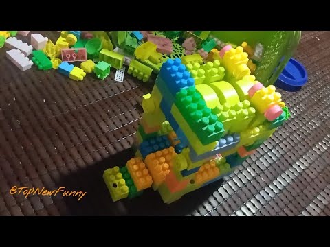 Asmr satisfying building blocks, creating diy lego house 🏠 - YouTube