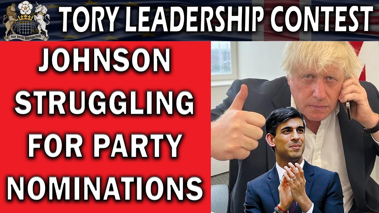 Boris Johnson Struggling for Leadership Support - YouTube