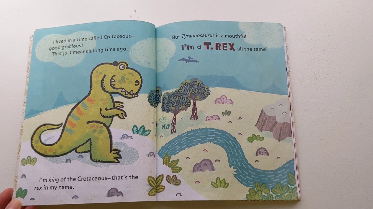 "I'm a T-Rex" read by Teacher Jen - YouTube