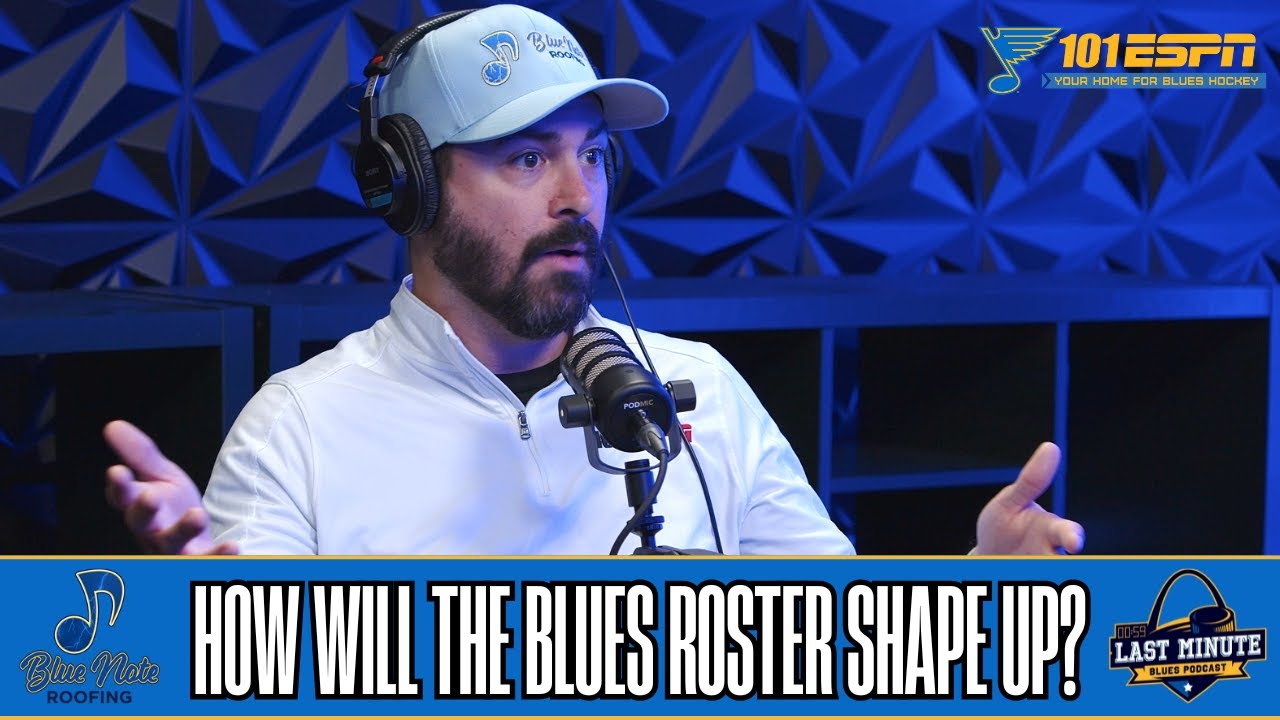 Last Minute Blues Podcast | How Will The Blues Roster Shape Up? - YouTube