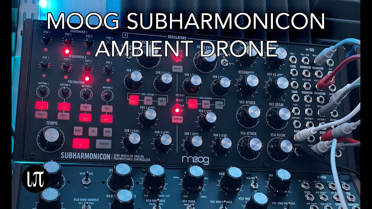 Ambient Semi-self Generating Drone Moog Subharmonicon - YouTube