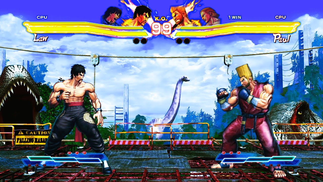 Law & Lei vs Paul & Steve Fox (Hardest) Street Fighter X Tekken - YouTube
