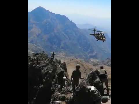 İmkansız yerde Helikopter ile tahliye...