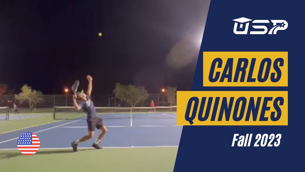 Carlos Quinones - Tennis Recruiting Video - Fall 2023 - YouTube