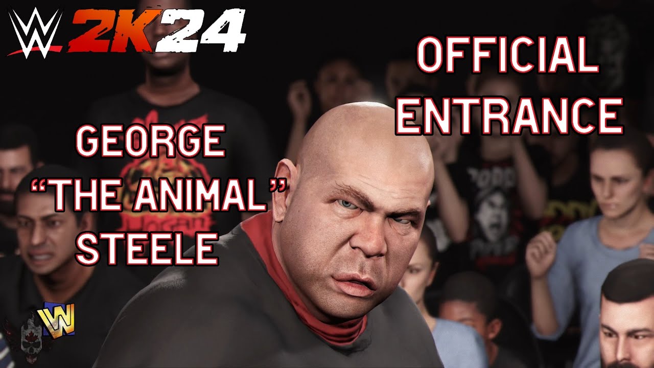 WWE 2K24: George "The Animal" Steele Full Official Entrance! - YouTube