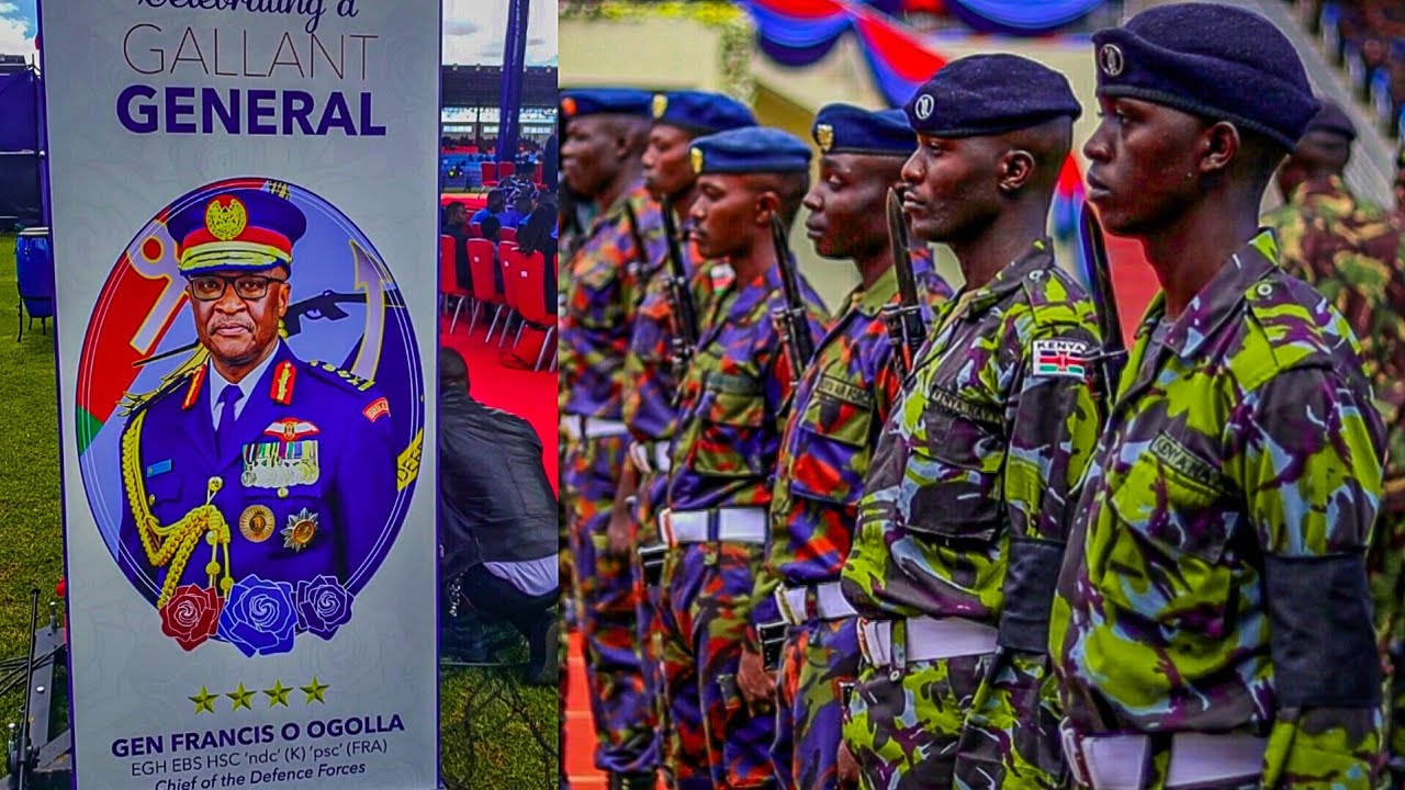 EMOTIONAL 😢 Watch the KDF Excellence for CDF Francis Ogolla memorial ...