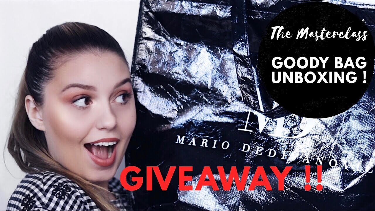 GOODY BAG UNBOXING + GIVEAWAY ! | The Masterclass By MARIO DEDIVANOVIC ...