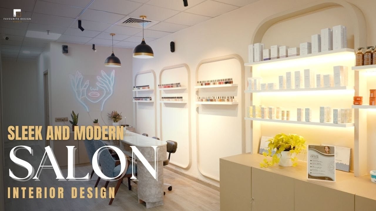 Best Salon Interior Design | Favourite Design Studio |Ahmedabad - YouTube
