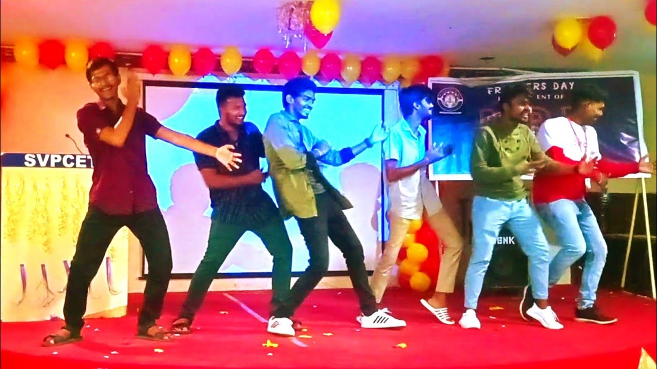 SVPCET AUTONOMUS | MBA FRESHERS PARTY | ROCKING PERFAMENCE BY BOYS ...