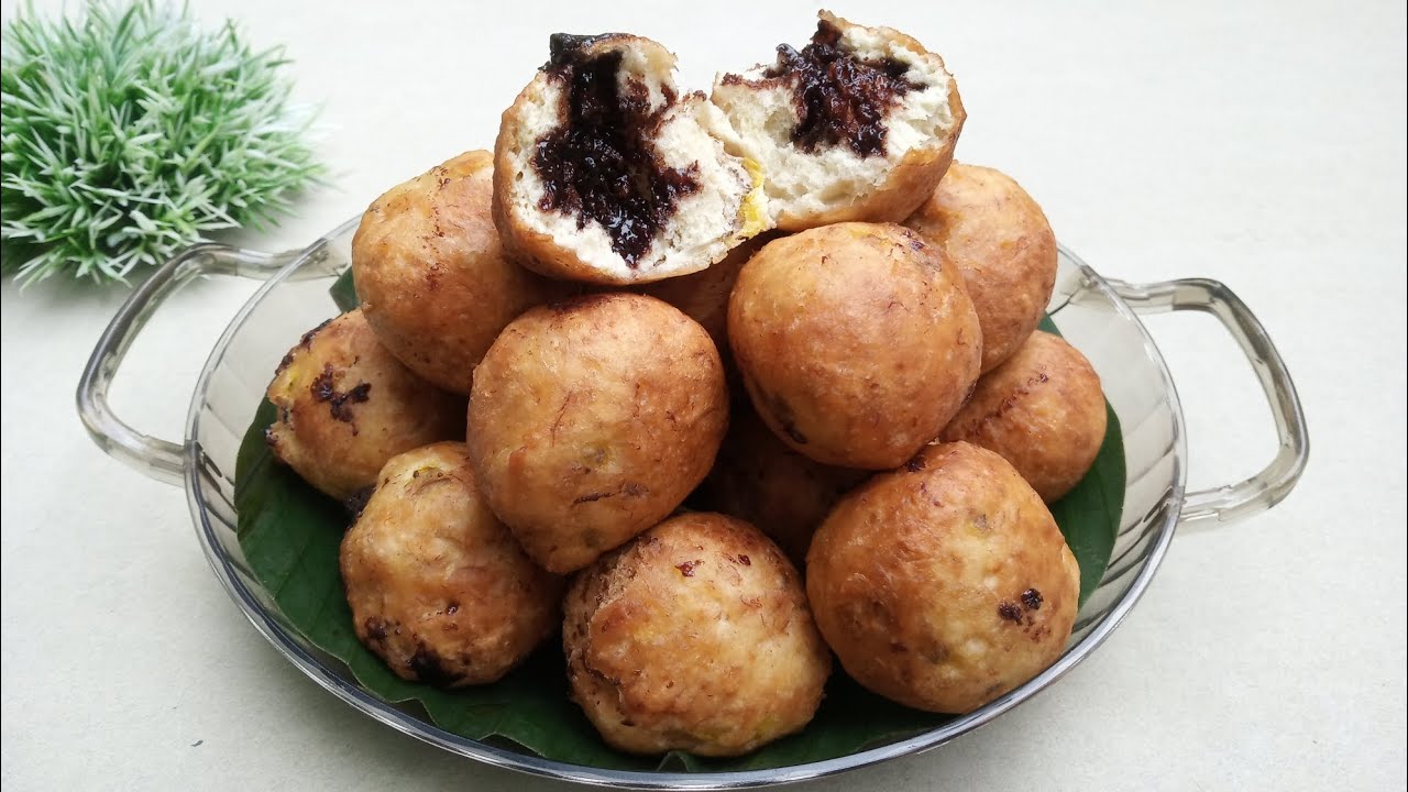 BARU MATENG LANGSUNG LUDES!! OLAHAN PISANG KEMATANGAN, cekodok pisang ...