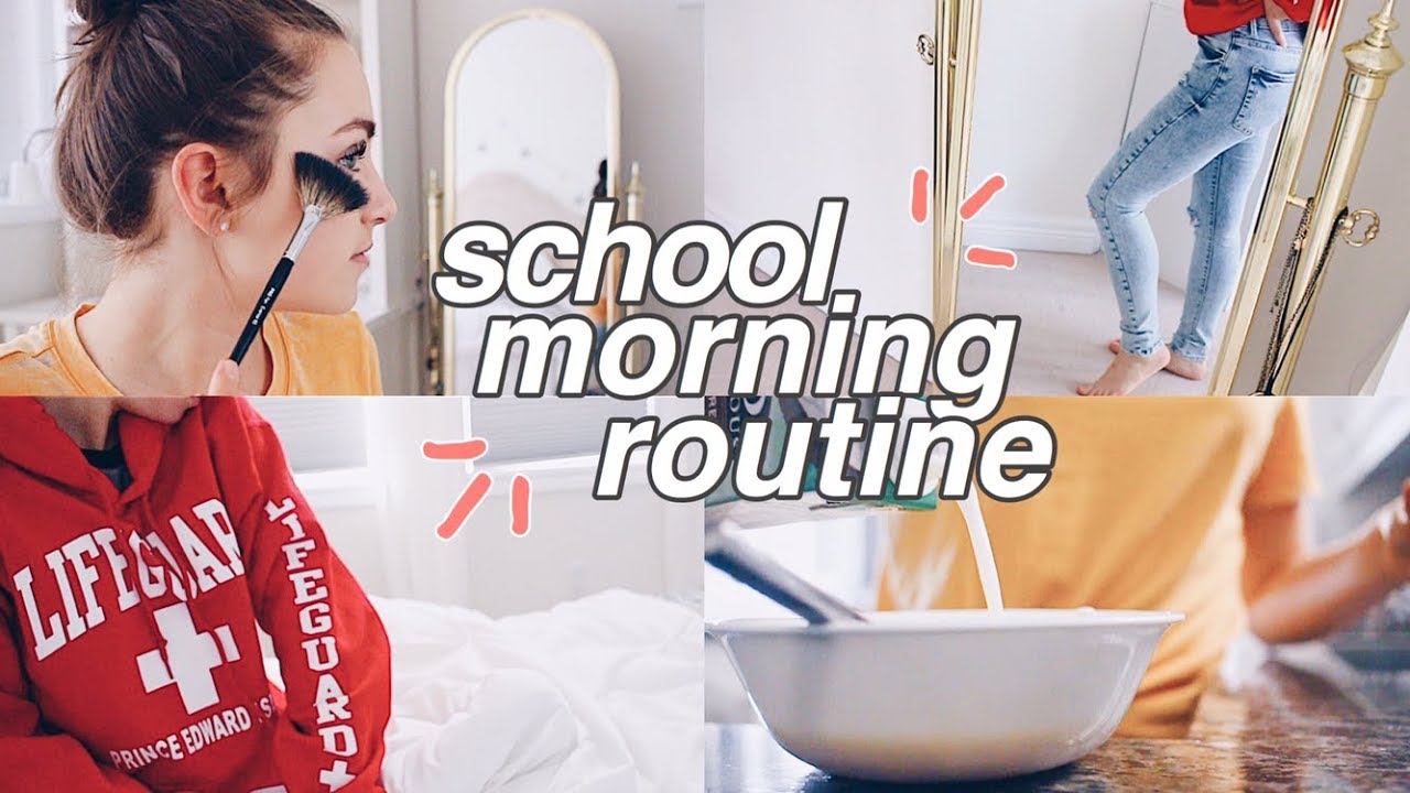 SCHOOL MORNING ROUTINE 2017-2018! - YouTube