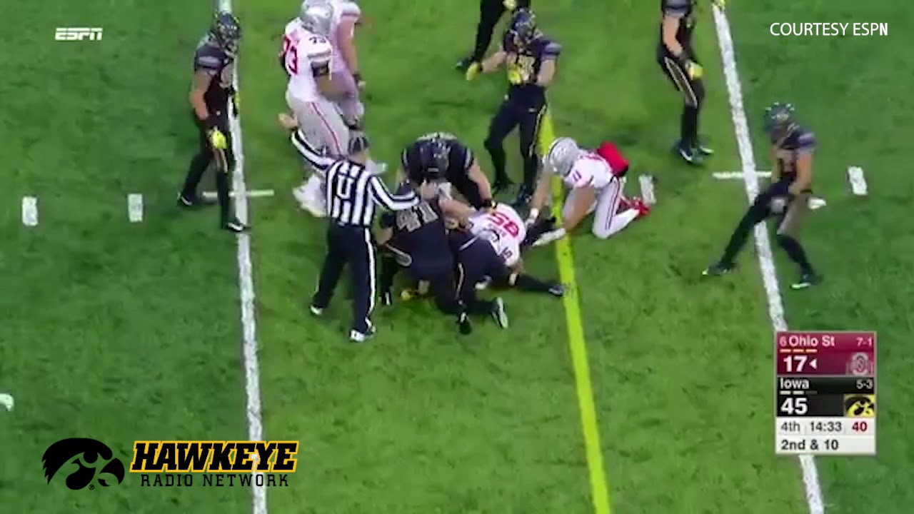 Hawkeye Radio Network Countdown: 2nd Best Play of 2017 - YouTube