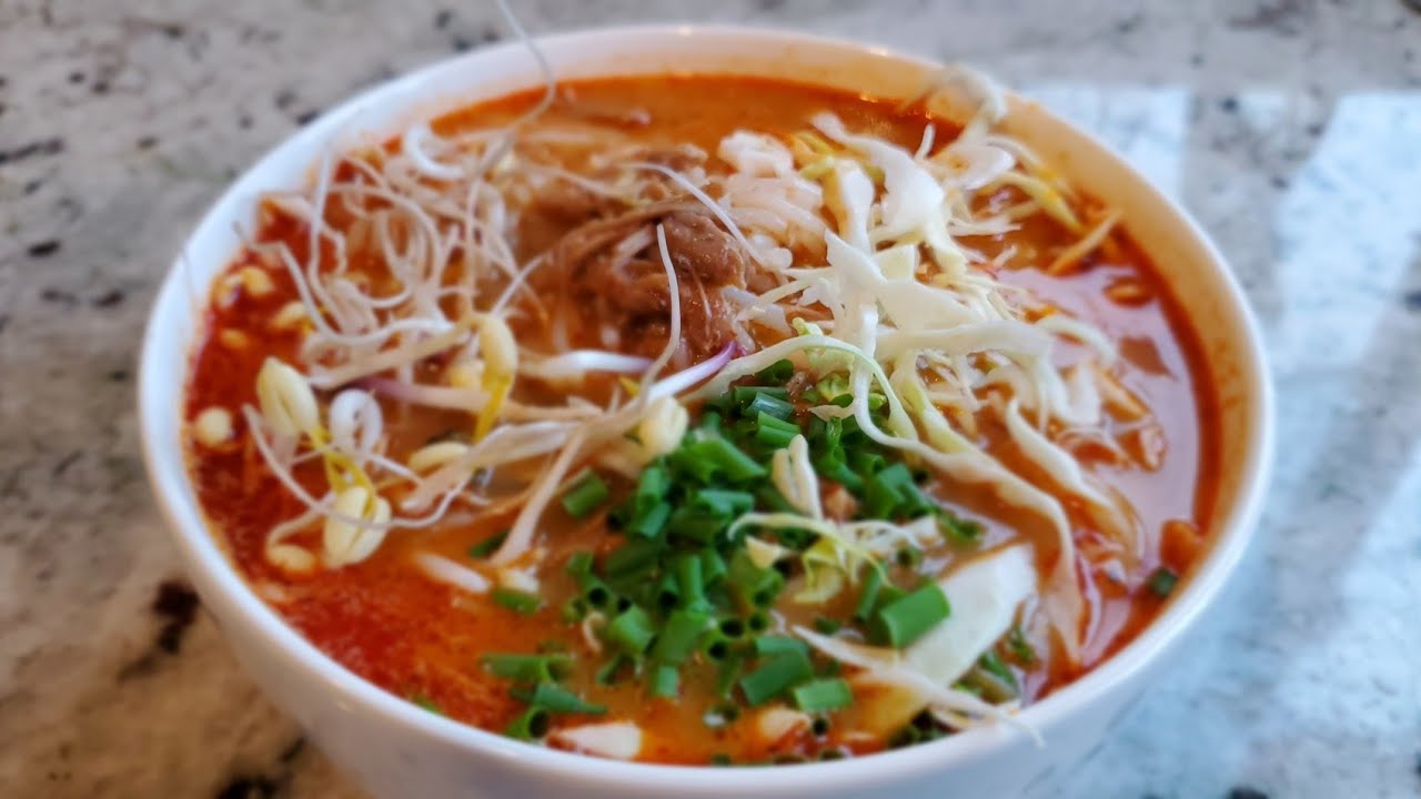 How to make curry noodle,KAPOON,Khao poon, qhaub poob - YouTube