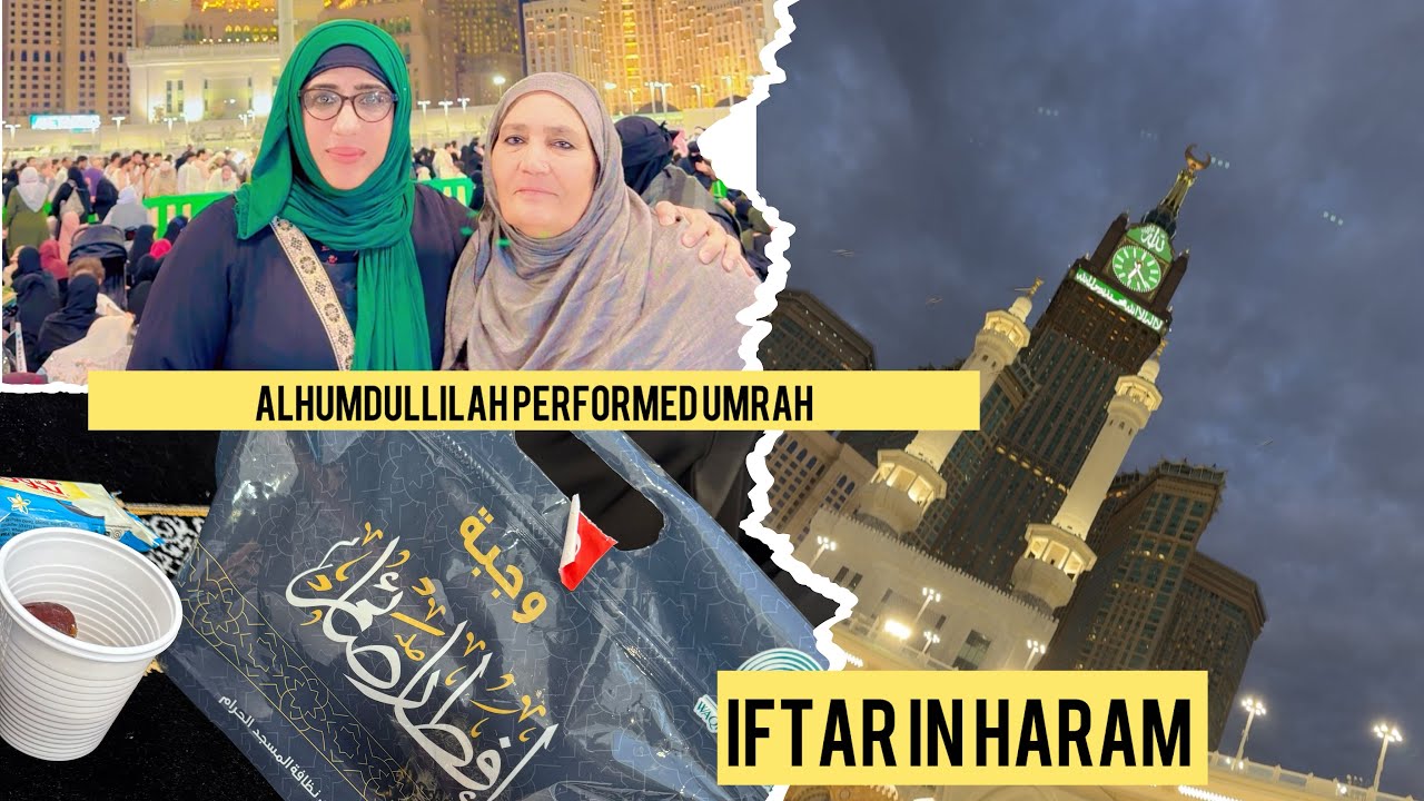 Ramadhan Main umrah || umrah with my Mother || record Rush || Umrah ...