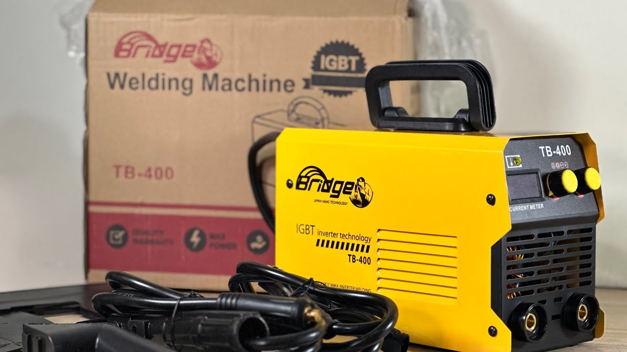 Bridge welding machine inverter, TB 400 - YouTube