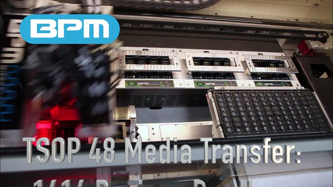 BPM Microsystems' 3928 Automated Programmer: Media Transfer with Tape and Tray Input/Output ...