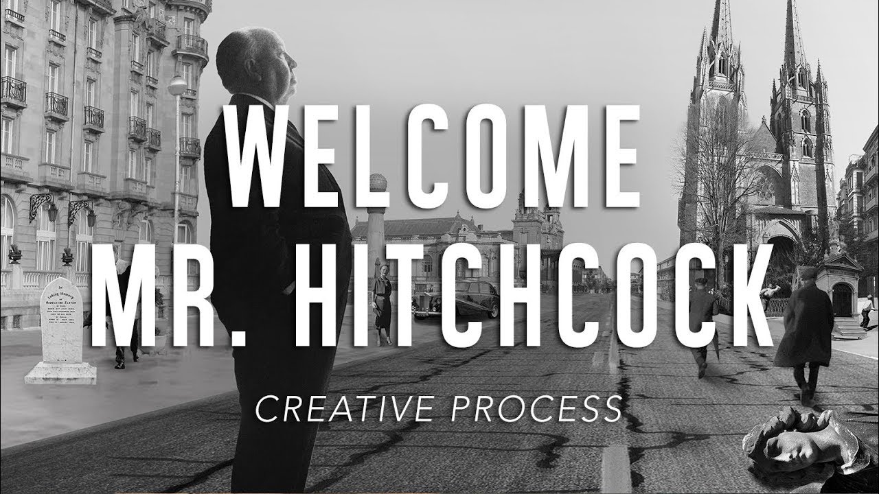 CREATIVE PROCESS: "WELCOME MR. HITCHCOCK" 42x58,30cm - DIGITAL COLLAGE ...